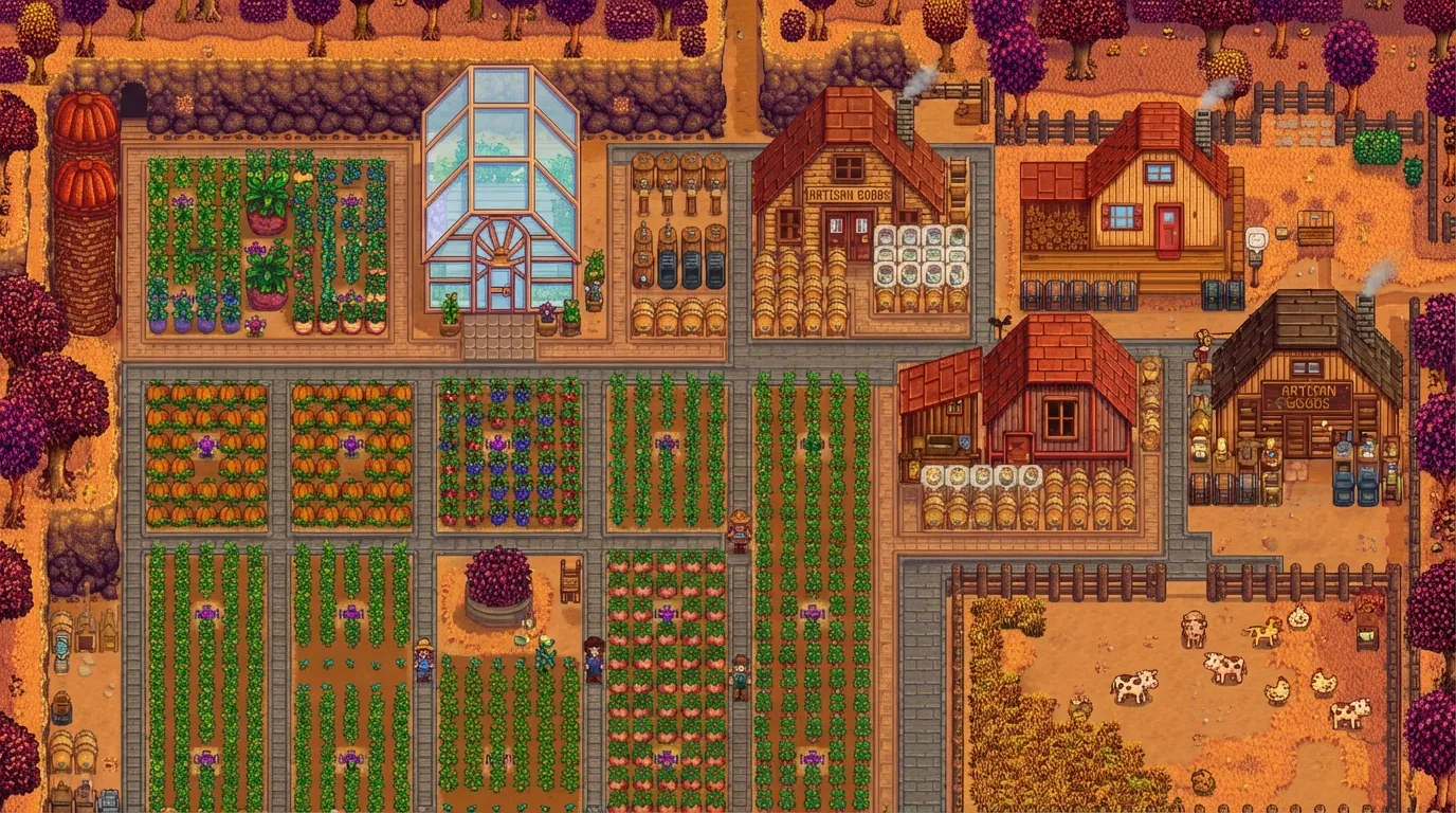 Stardew Valley Profit-Boosting Farm Layouts: From Beginner to Late-Game ...