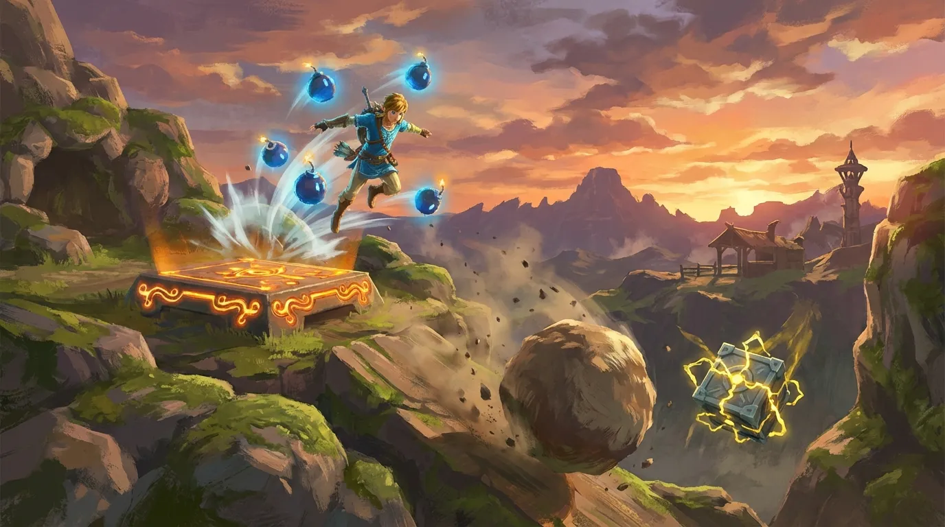 Zelda Breath of the Wild Shrine Solver & Physics Exploits
